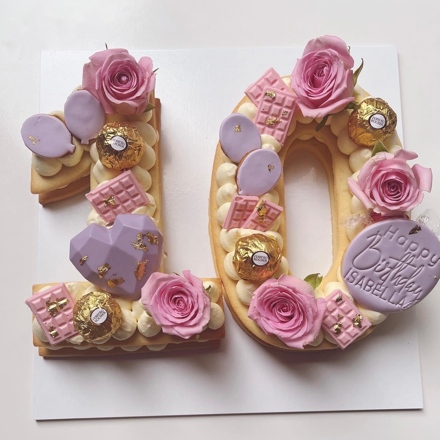 Double Digit Cookie Cake - 8inch – Desserts by Rie